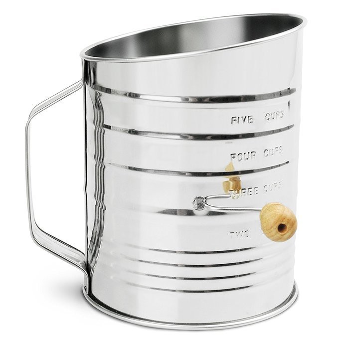 Nellam Traditional Flour Sifter Stainless Steel (5 Cup) free image download