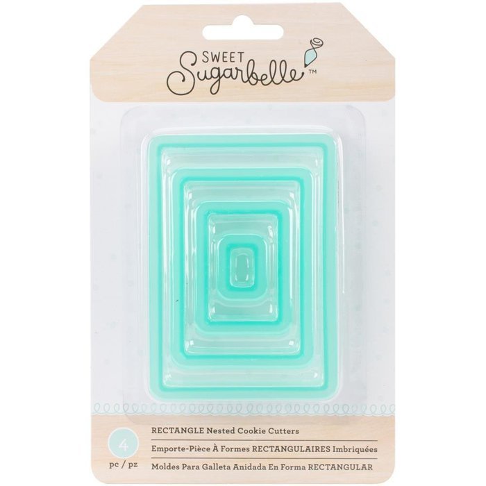 Sweet Sugarbelle - Nested Cookie Cutter Sets - Flower, Rectangle & Oval ...