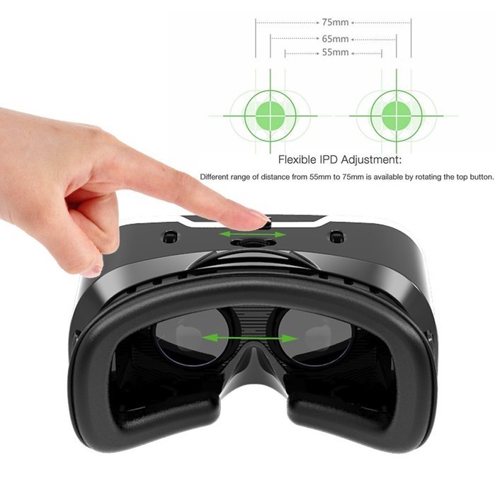 Tepoinn Second Version Virtual Reality Headset VR Goggle Box 3D Glasses ...