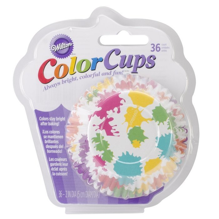 Wilton ColorCups Black/White Damask Standard Baking Cups, 36 Count N2 ...