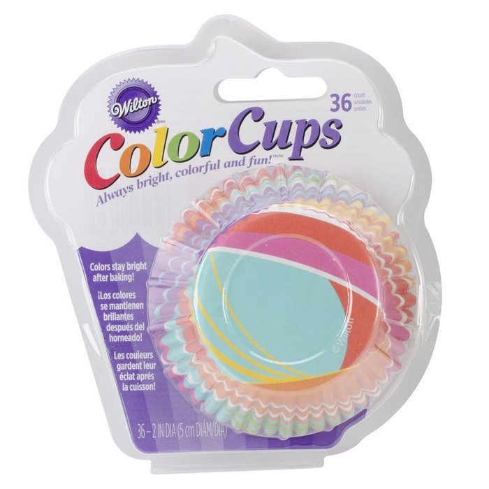 Wilton ColorCups Black/White Damask Standard Baking Cups, 36 Count N6 ...