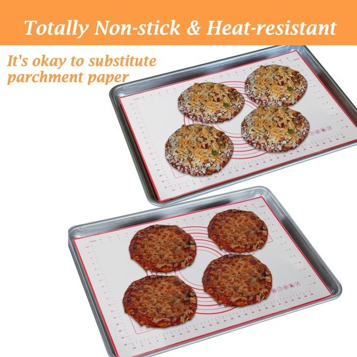 2win2buy Silicone Baking Mat With Measurements Non Stick Reusable Non