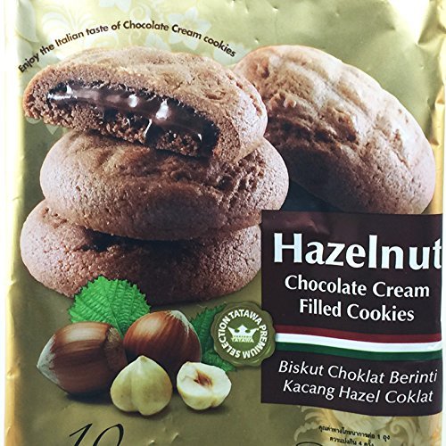 10 PCS 4.2 oz.ITALIAN TASTE HAZELNUT CHISPY CHOCOLATE CREAM FILLED ...