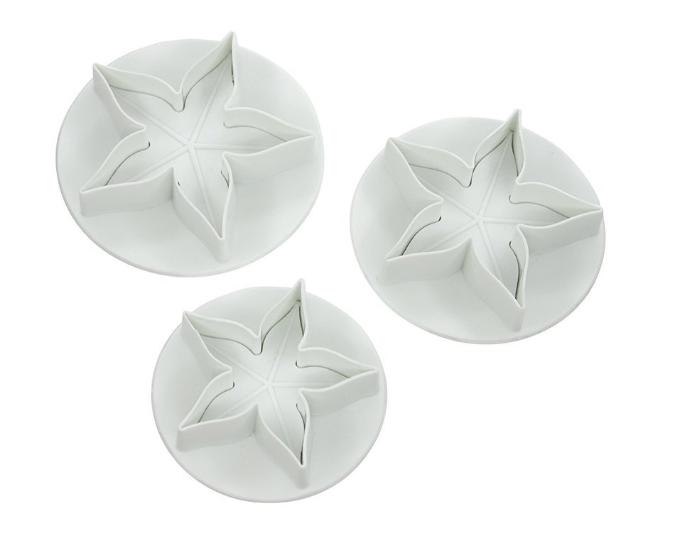 Fox Run Brands 67003 4-Piece Blossom Fondant Plunger Cutter Set N5 free ...