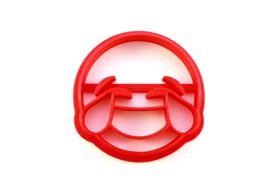 Tears of Joy Emoji Cookie Cutter N2 free image download