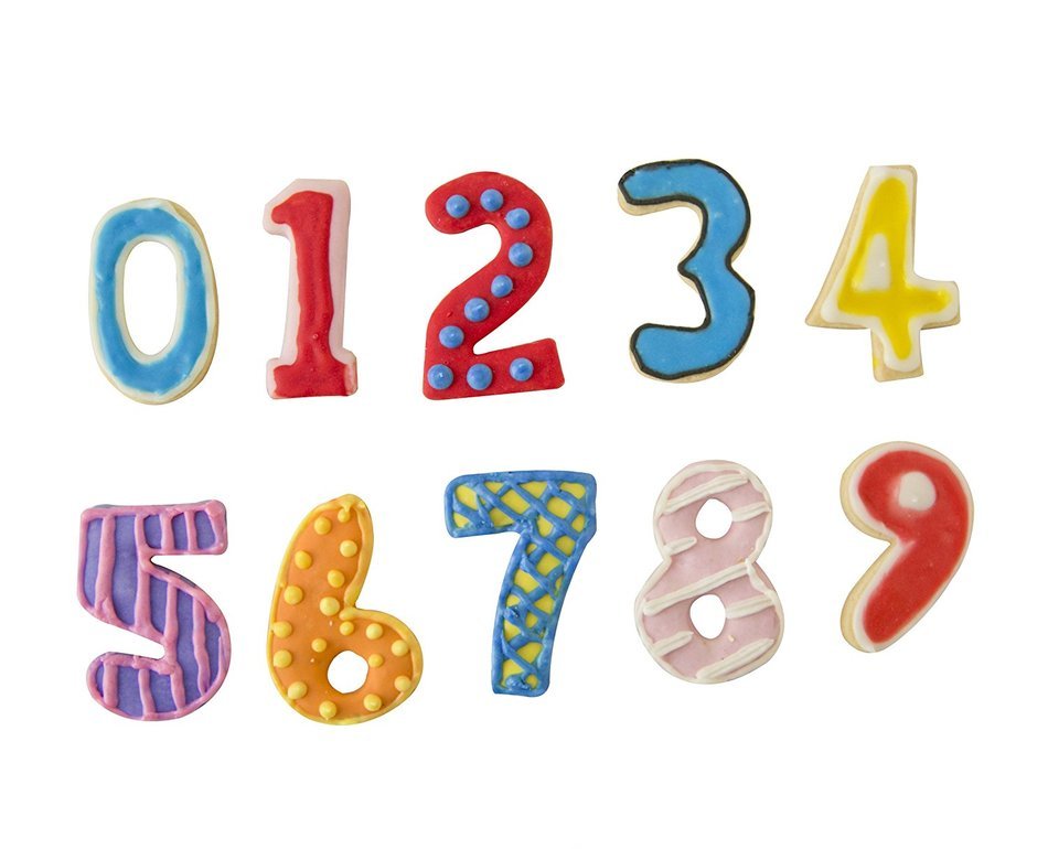 Fox Run Number Set Cookie Cutter Set N3 free image download