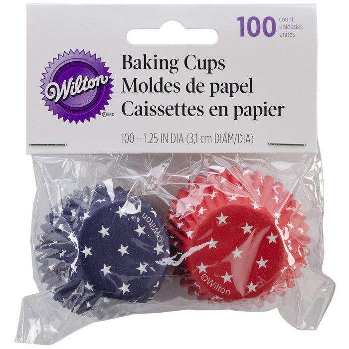 Wilton Baking Cups, Mini, 100-Pack, Patriotic free image download