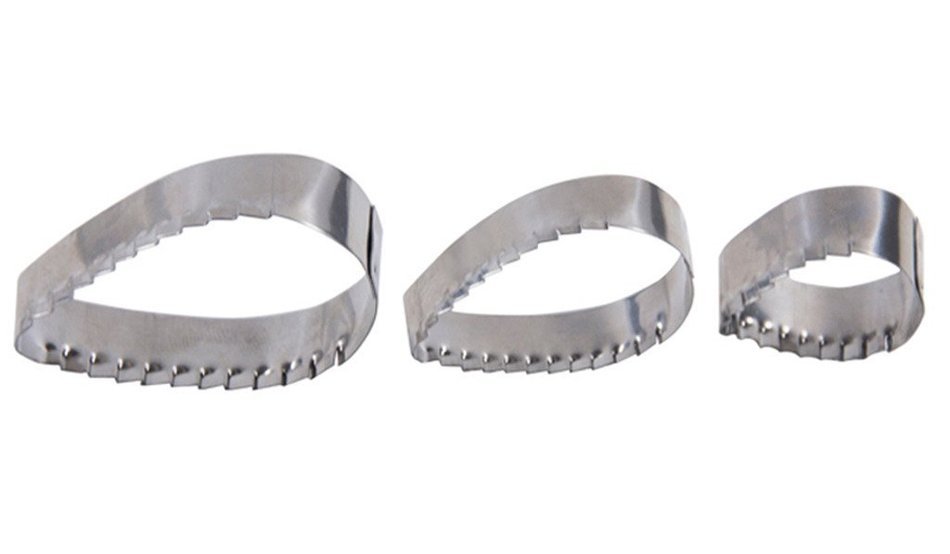 FOUR-C Fondant Tools Rose Leaf Cupcake Cutters Gumpaste Petal for Cake ...