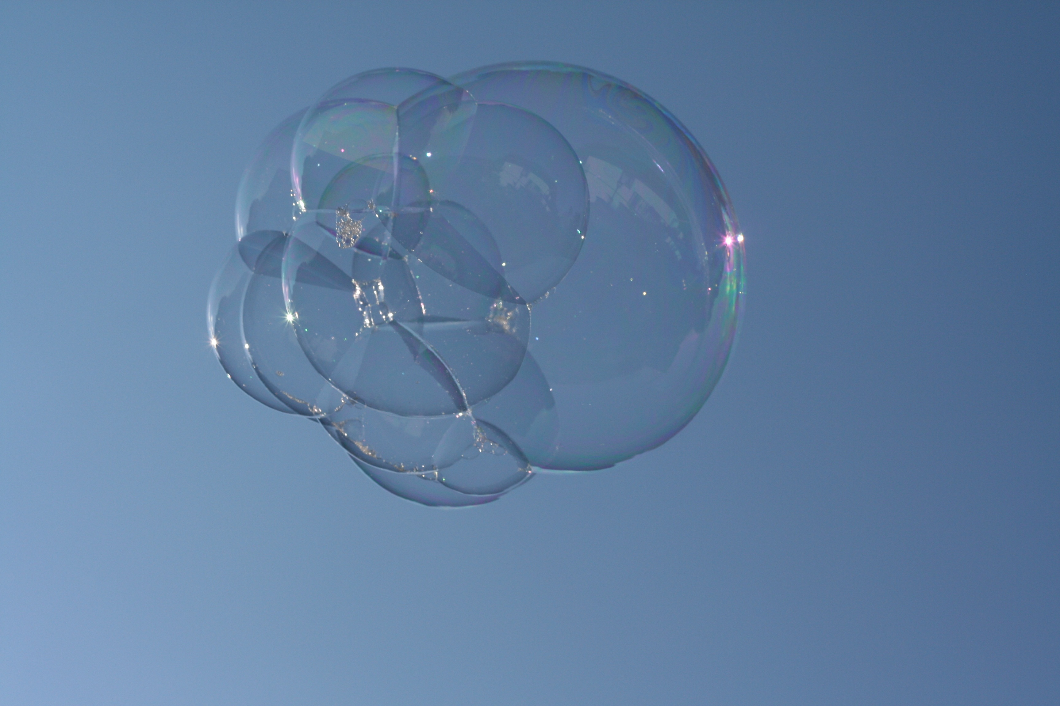 Soap bubble sky blue cloud blow free image download