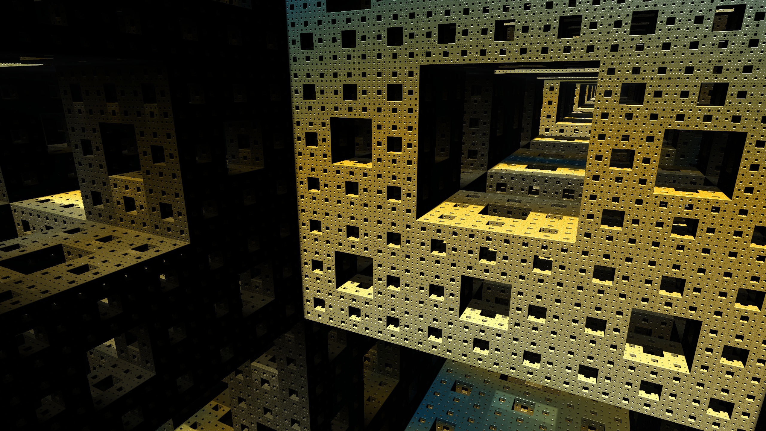 Blocks fractal sponge cube square free image download
