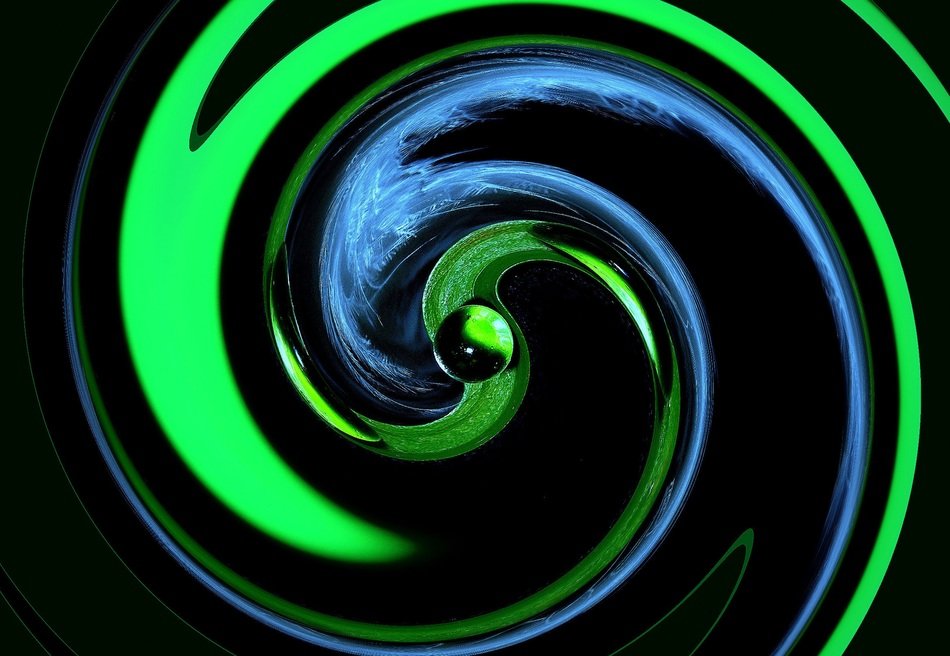 Green and blue circulation free image download