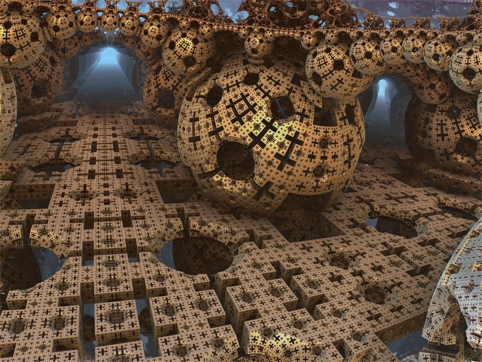 Menger sponge ball sphere fractal free image download