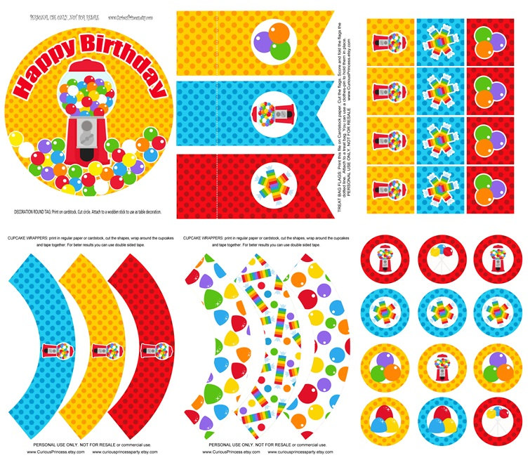 Candyland Invitation Free Template Collection