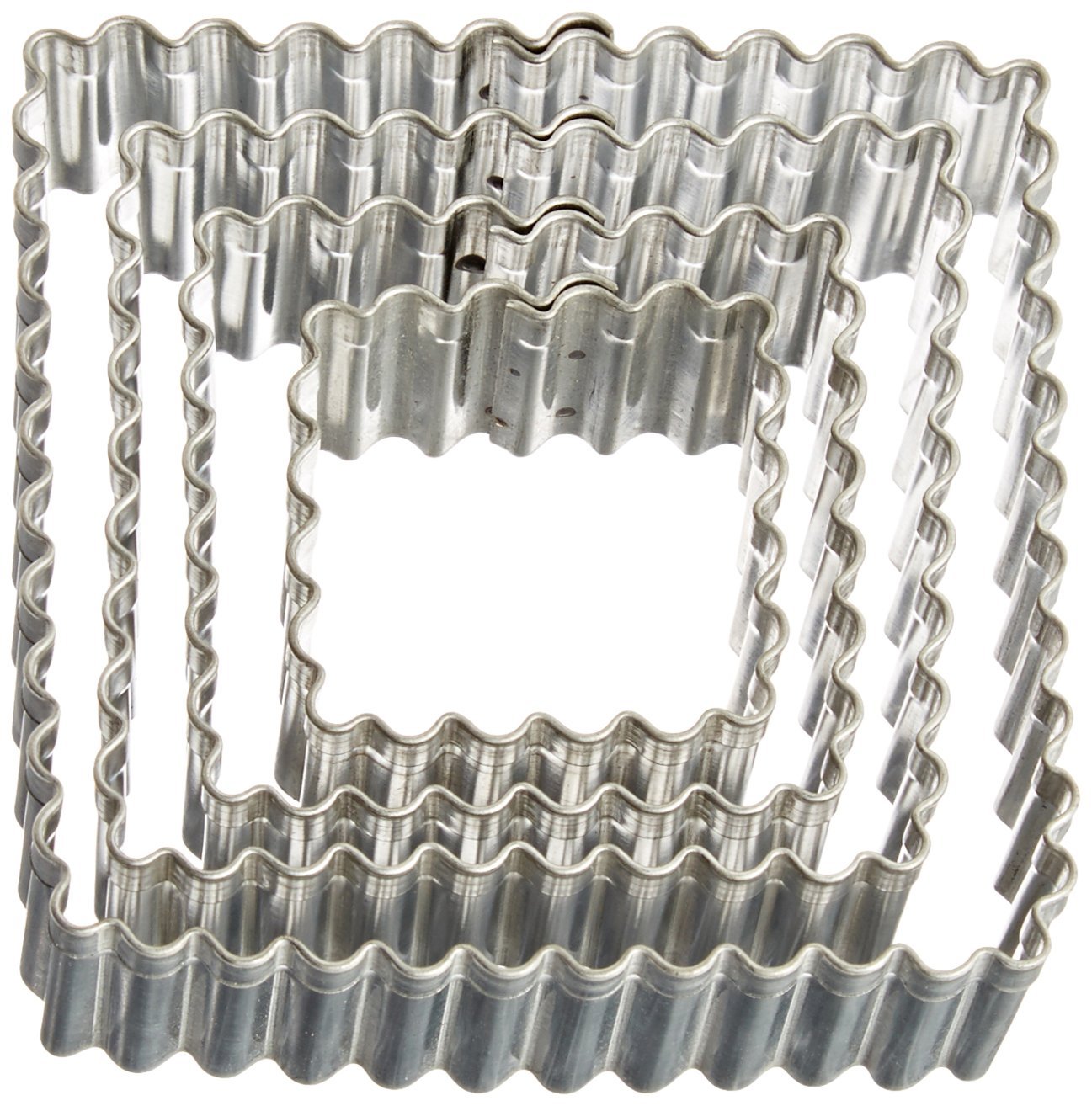 R & M Square Fluted Cookie/Biscuit Cutters free image download