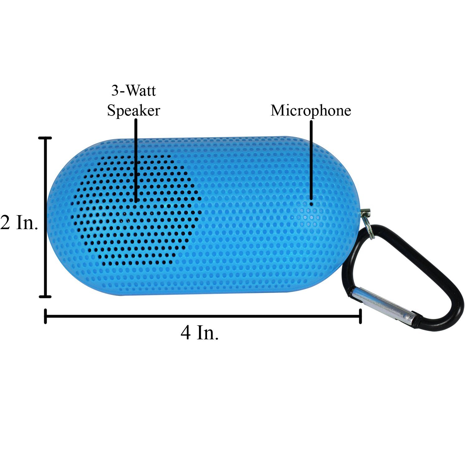 SoundLogic XT Rechargeable Wireless Bluetooth Mini Pill Capsule Speaker ...