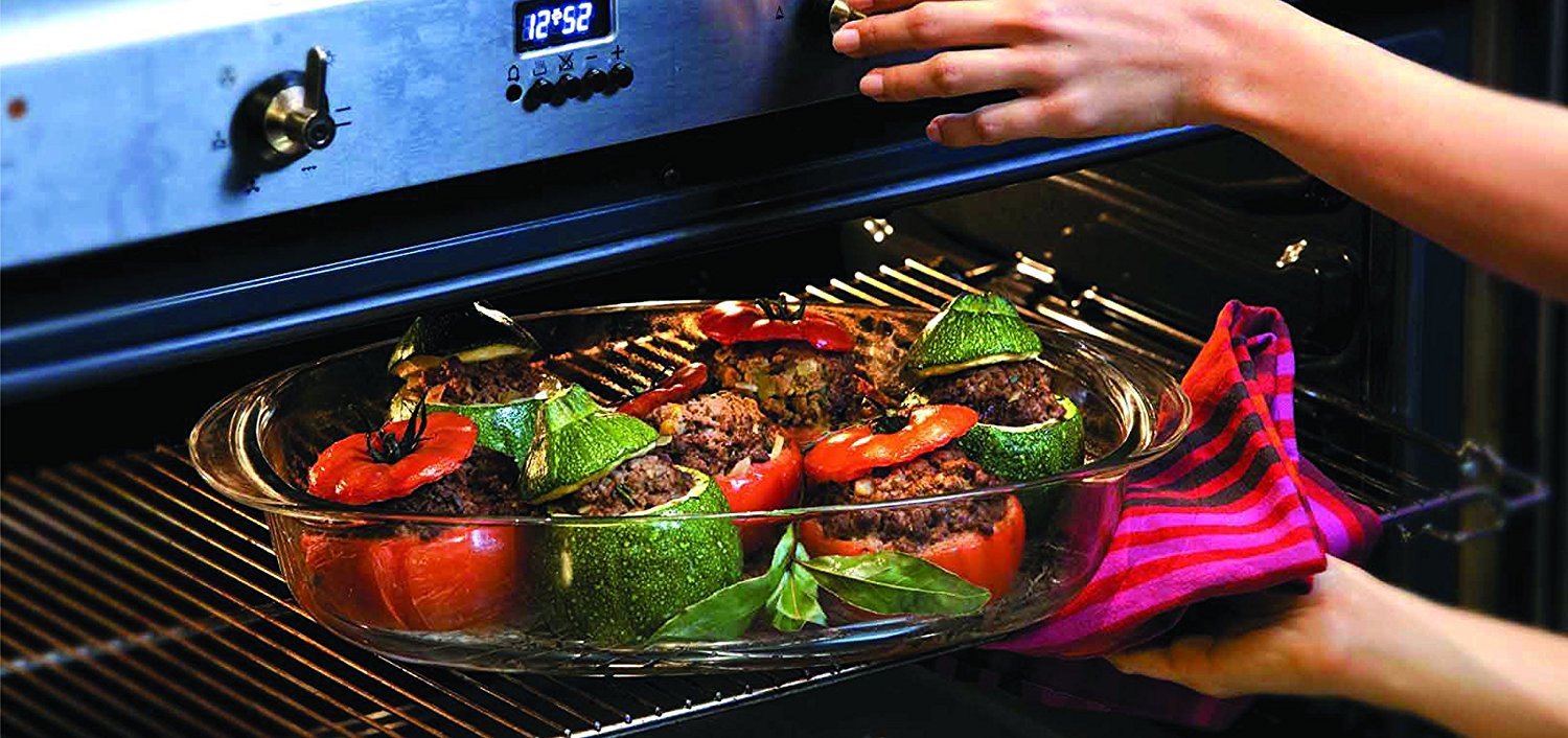 Duralex Made In France Oval Baking Dish, 14 by 10-Inch, Clear N2 free ...