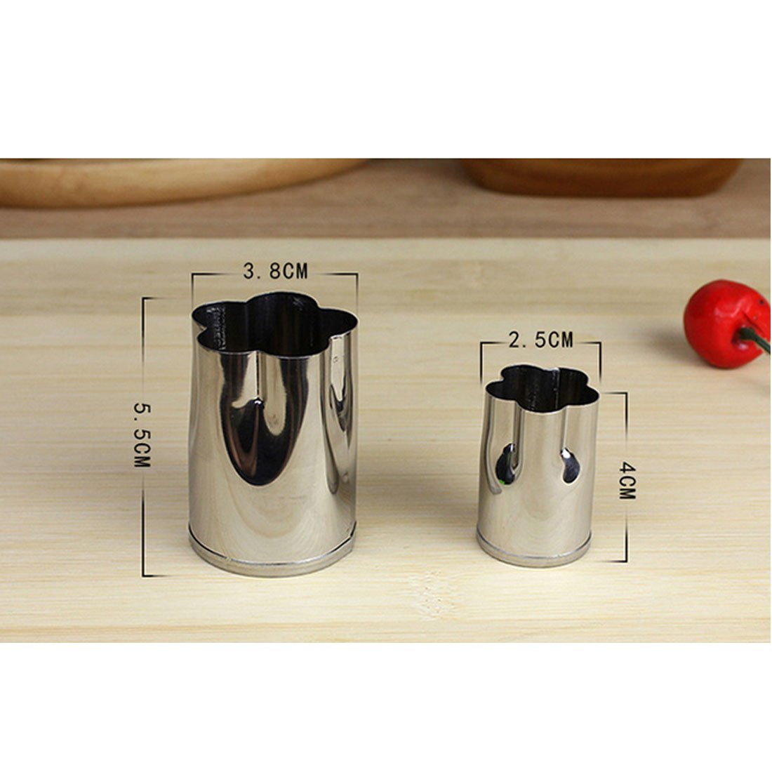 Uxcell Vegetable Cutter Shapes Set (8 Piece) - Mini Cookie Cutters ...