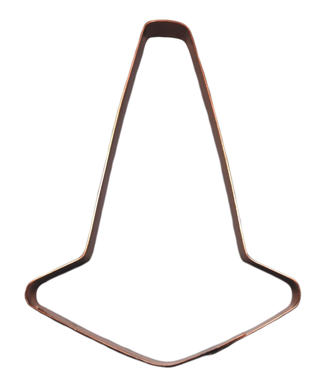 Large Road Safety Traffic Cone Copper Cookie Cutter free image download