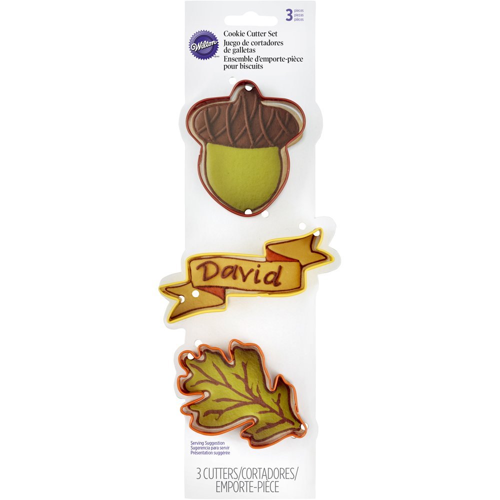 Wilton 3-Piece Fall Cookie Cutter Set free image download
