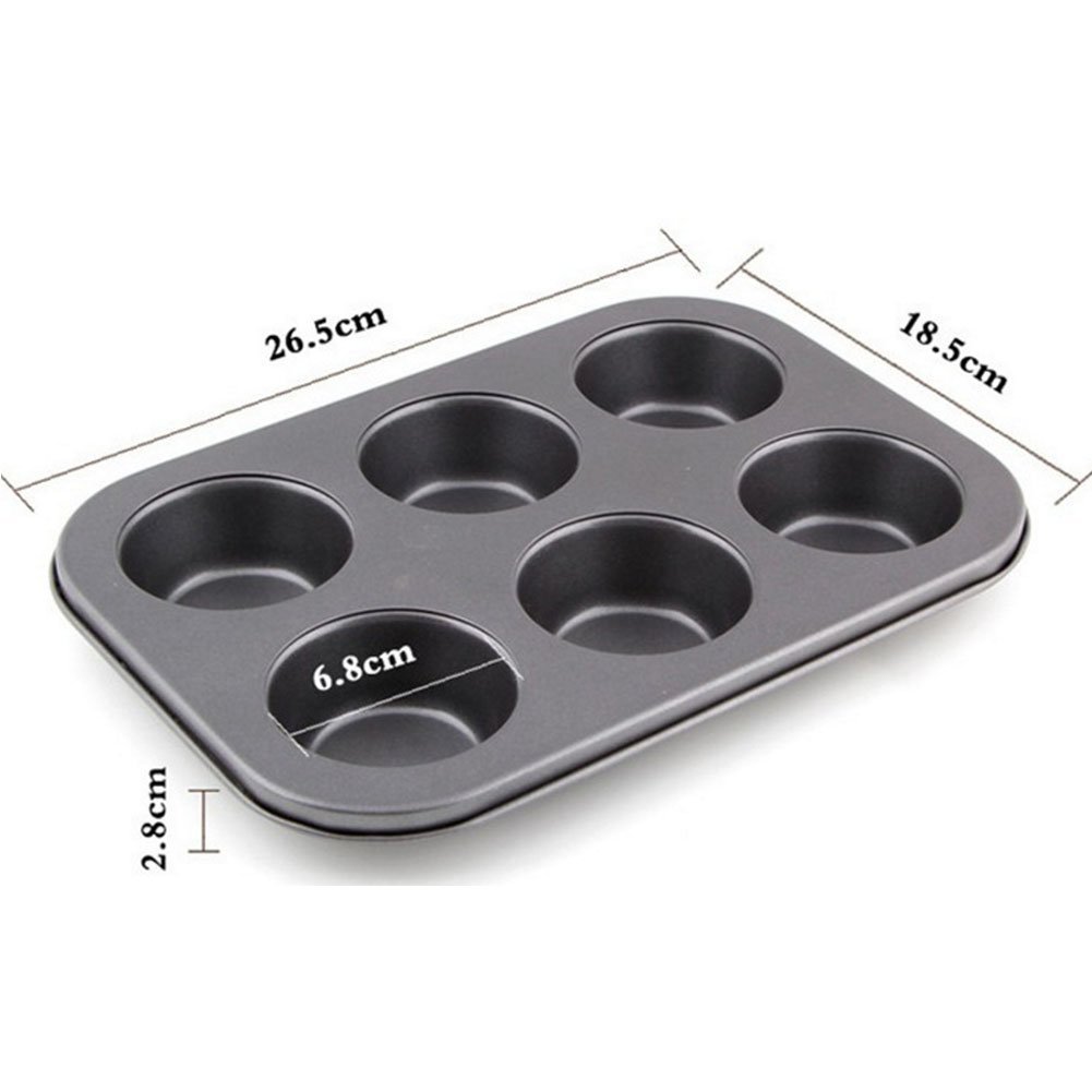 Aksautoparts 6 Round Bottom Dome Non-Stick Deep Mini Round Cake Cake ...