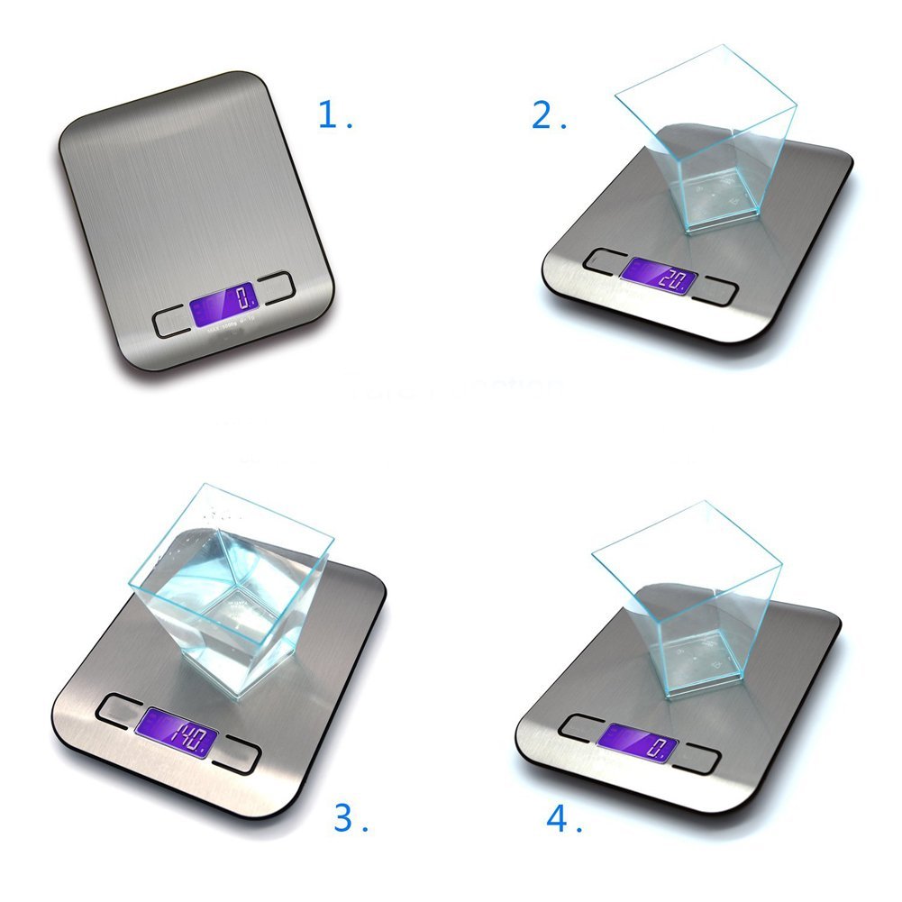 Topshop Multifunction Digital Kitchen Food Scale Electronic Meat Food ...