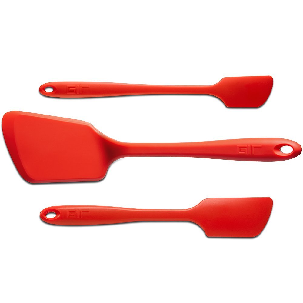 3 Piece Premium Silicone Spatula Set, Teal N4 free image download