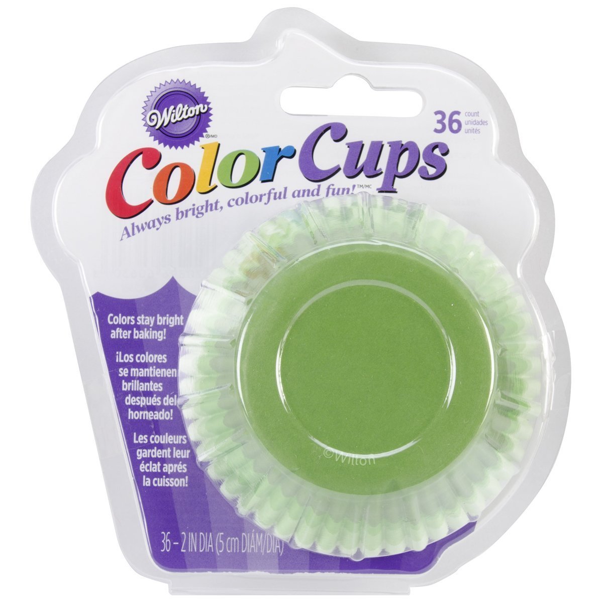Wilton ColorCup Standard Baking Cups, 36-Pack, Purple Ombre N3 free ...