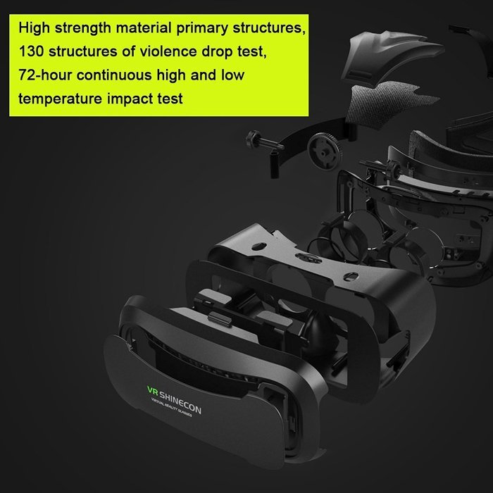 VersionTech 2nd 360° Viewing Immersive Virtual Reality Headset VR ...