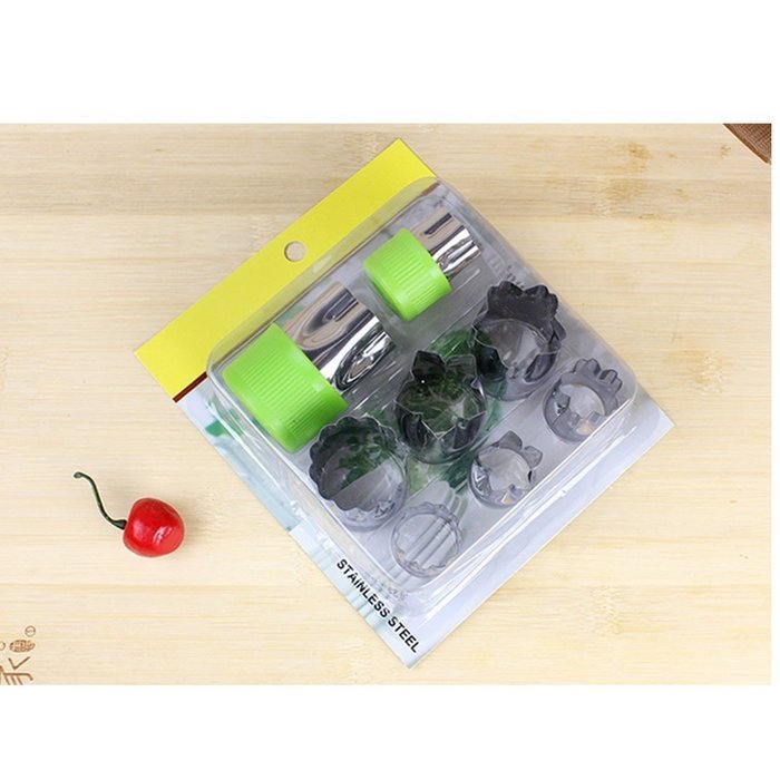 Uxcell Vegetable Cutter Shapes Set (8 Piece) - Mini Cookie Cutters ...