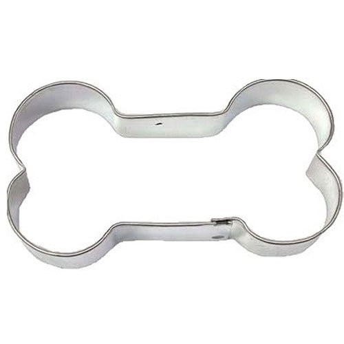 Dog Bone Tin Cookie Cutter 4" B1305 free image download