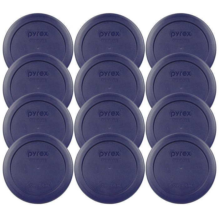 Pyrex 2 Cup Blue Round Storage Lid/Cover #7200-PC for Glass Mixing ...