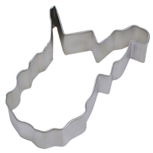 State of West Virginia Tin Cookie Cutter 4" free image download