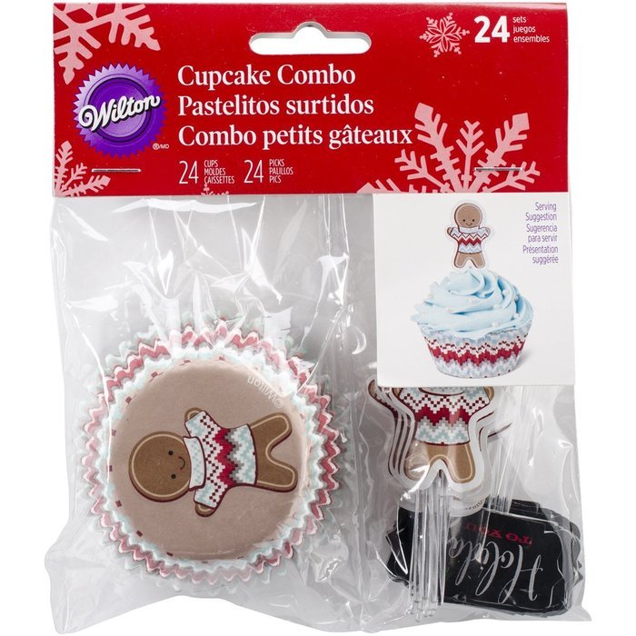 Wilton 415-2607 Christmas Holiday Sweet Swap Cupcake Combo Baking Cups ...