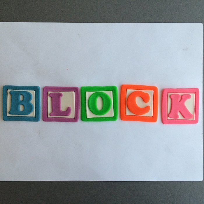 Alphabet Blocks Font Uppercase Cookie Cutter Set (Full Set 2 inch) free ...