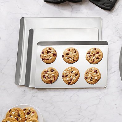 3-Piece Insulated Nonstick Aluminum Baking Sheet Set by AirBake N3 free ...