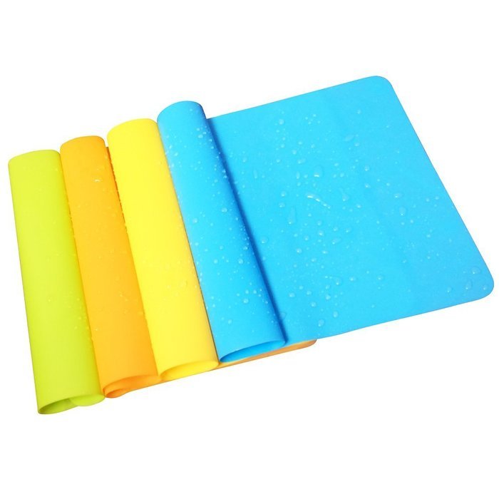 Yatim 4 Pcs Tablet Mat Heat Insulation Waterproof Thin Flexible Food ...