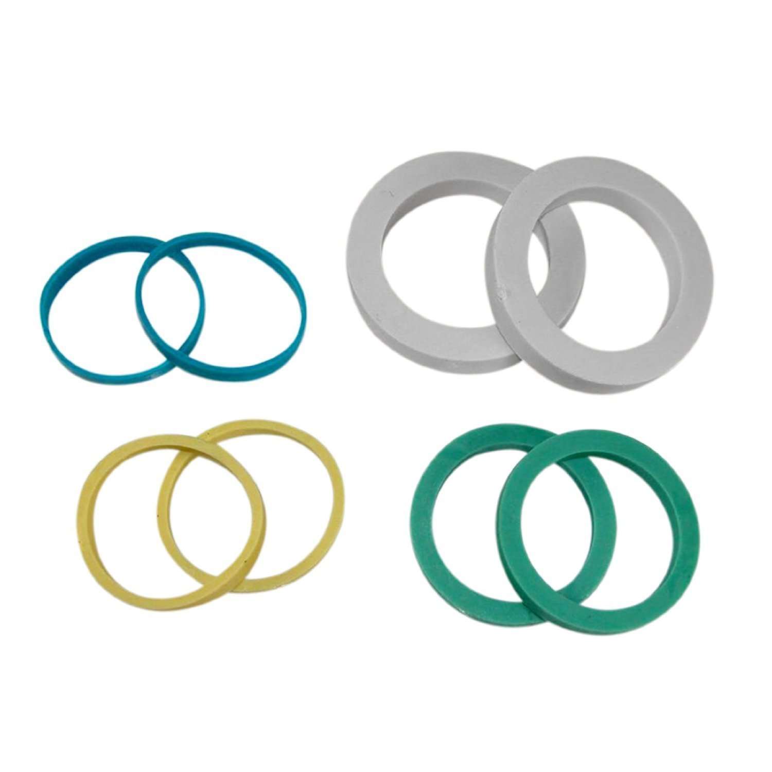 Hampton Direct Set of 8 Rubber Rolling Rings Baking Supplies 4 ...