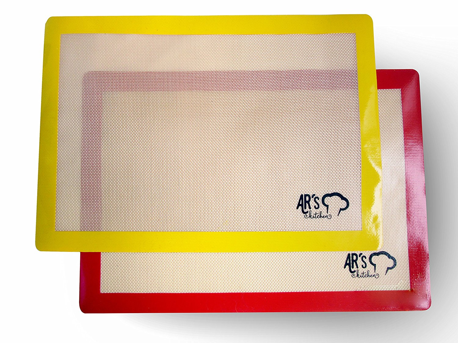 AR's Kitchen Silicone Baking Mat - Set of 2 (NEW DESIGN) - Premium ...