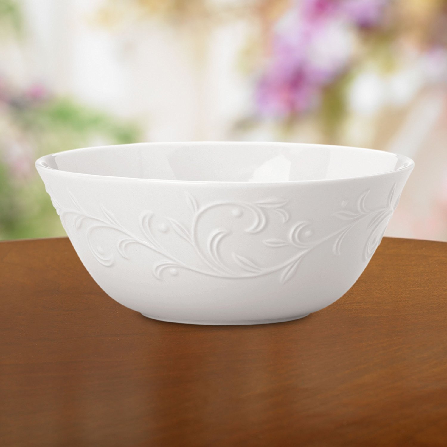 Lenox Opal Innocence Carved 13-Inch Rectangular Baker N30 free image ...