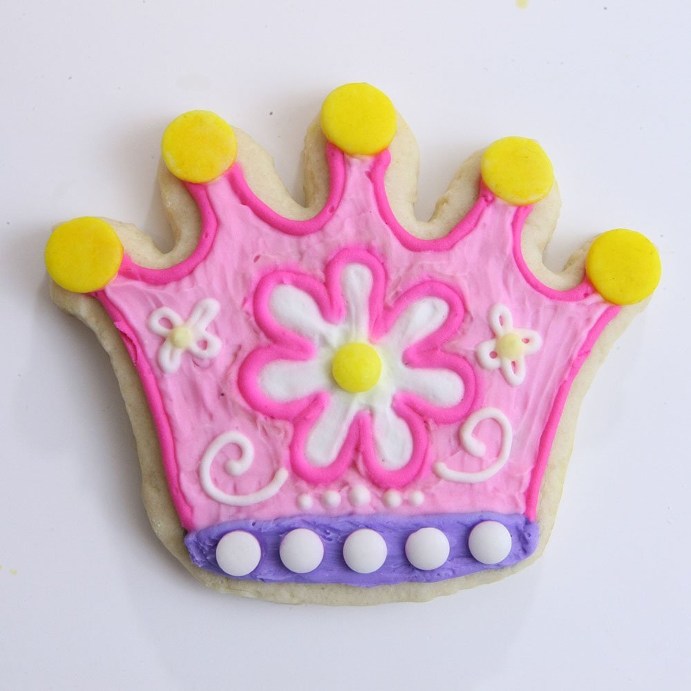Princess Cookie Cutter Set - 3 Piece - Crown / Tiara, Glass Slipper ...