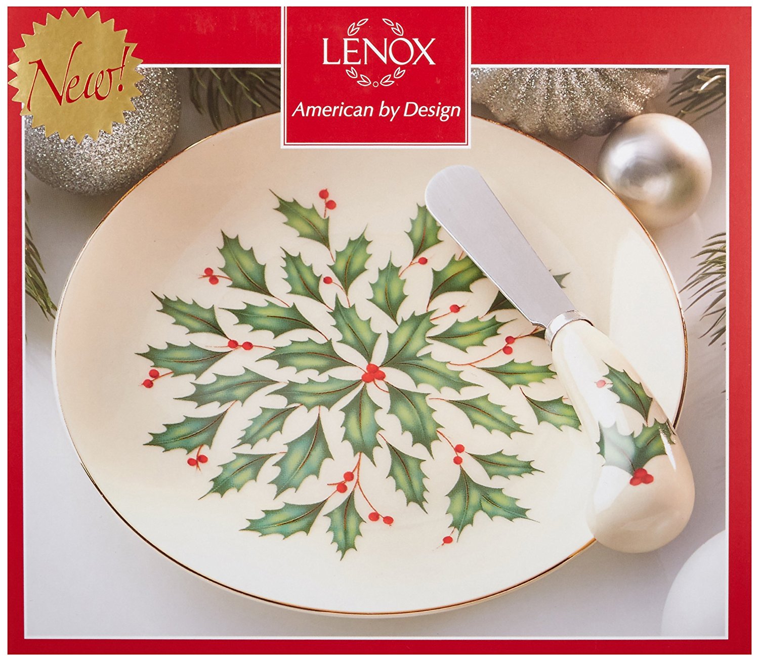 Lenox Holiday Gravy Boat with Stand,Ivory N102 free image download