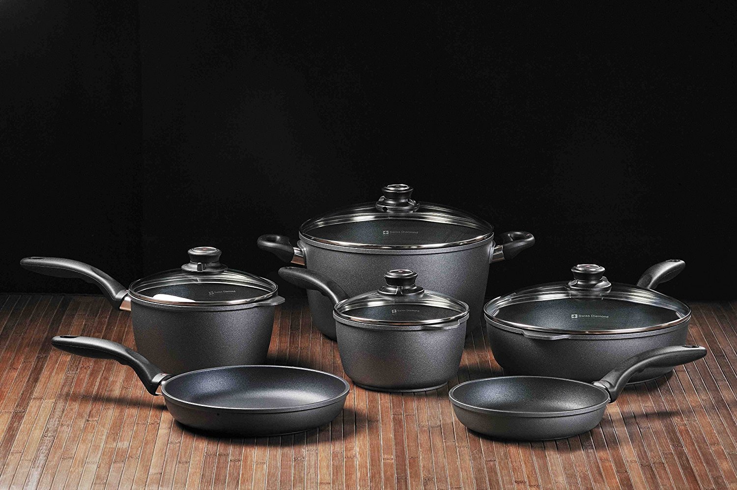 Swiss Diamond Cast-Aluminum Nonstick 11-by-11-Inch Square Casserole ...