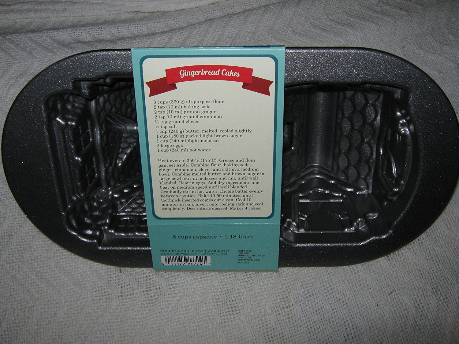 Nordic Ware Gingerbread Cottages Baking Pan N2 free image download