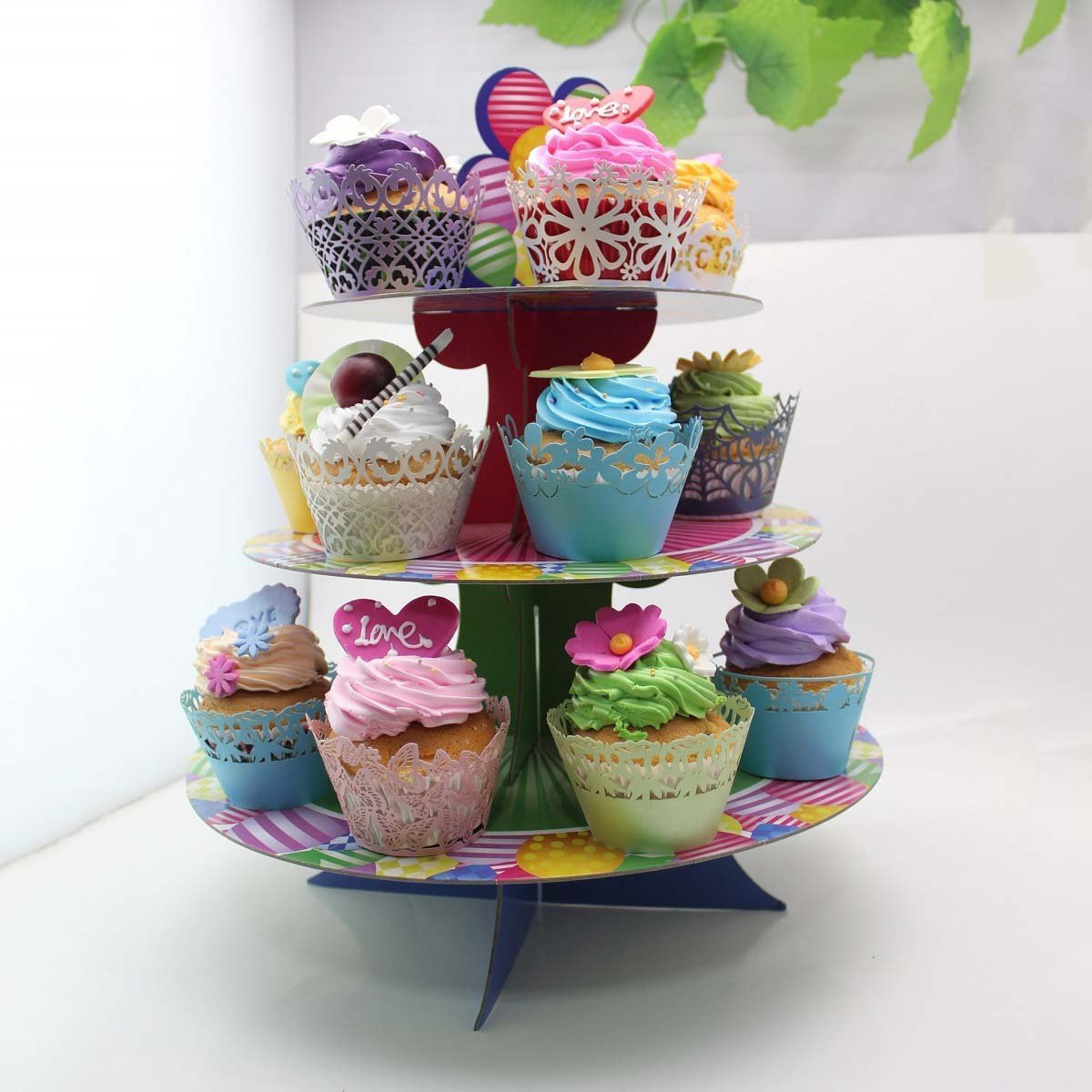 Sophiebella 60-count Green-Cupcake-Wrappers Decorating Supplies for ...