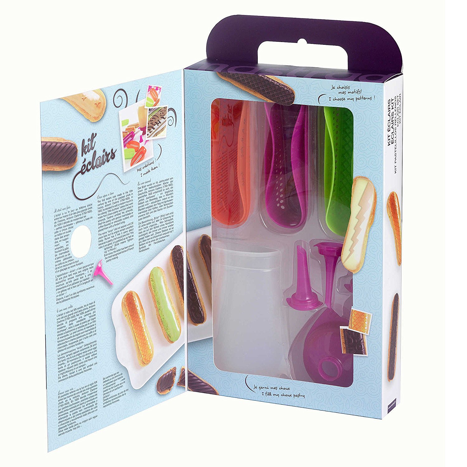 6" L x 1.4' W x 1.6" D Mastrad 8-Piece Éclair Kit N3 free image download