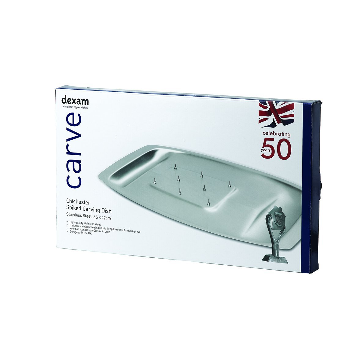 Chichester carving dish with spikes, s/s 45 x 27cm N4 free image download