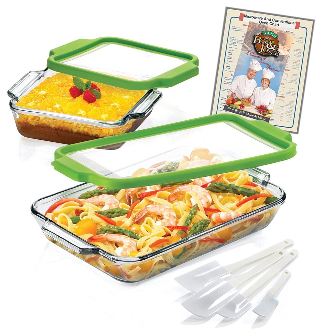 Anchor Hocking 8-Piece Ovenware Set with TrueFit TM See-Thru Lid free ...