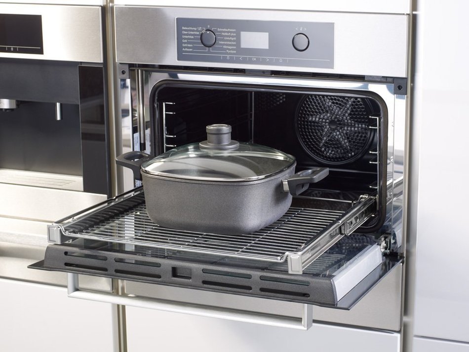 Woll Nowo Titanium Square Casserole Pan with Side Handles and Lid, 6.3 ...