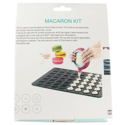 AUCH Large Silicone Macaron Pastry Cream Cake Muffin Baking Decorating ...