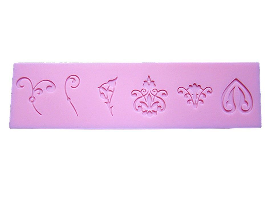 Longzand Molds HY1-165 DIY Cake Decorating Mold with Silicone Lace Mold ...